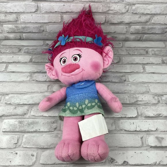 Dreamworks | Toys | Dreamworks Poppy Trolls Doll Plush Pink 28 24 ...